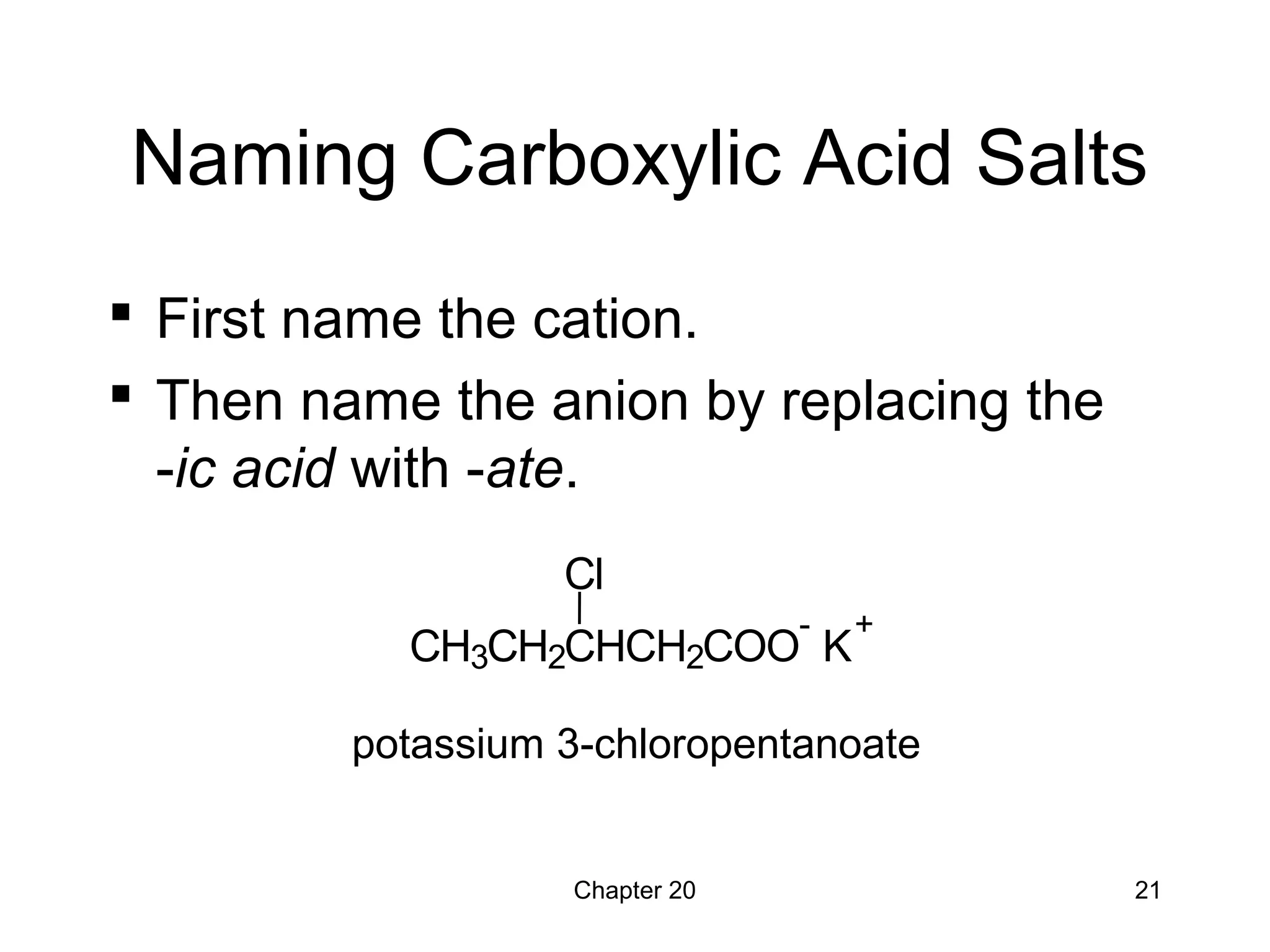 20 - Carboxylic Acids - Wade 7th | PPT