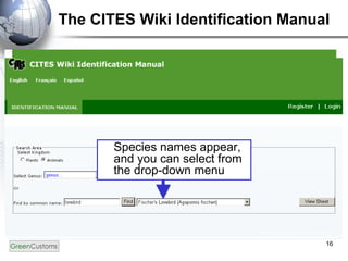 CITES-Wiki Identification Manual | PPT