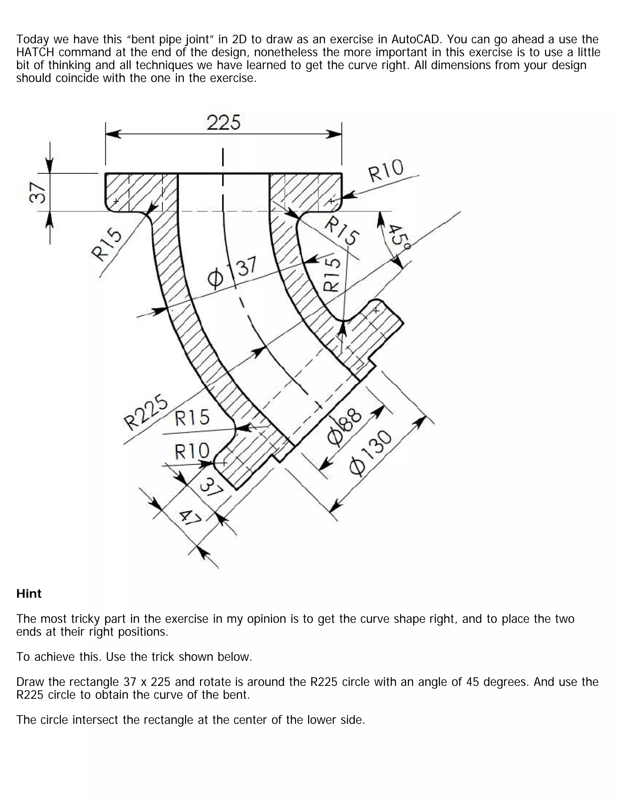 20 days-of-2d-cad-exercises-part-i | PDF