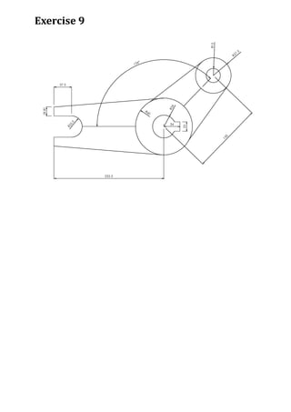 20 days-of-2d-cad-exercises-part-i | PDF