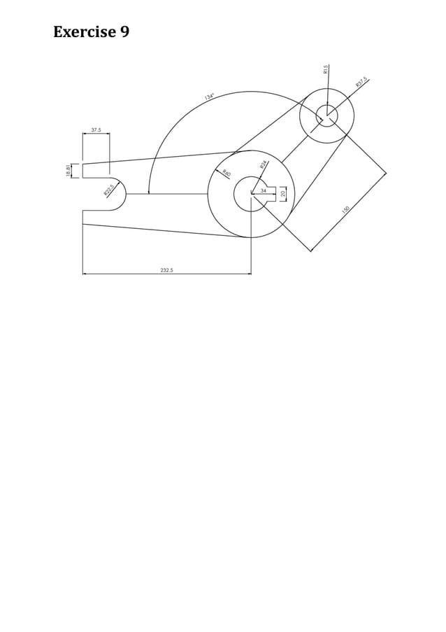 20 days-of-2d-cad-exercises-part-i | PDF