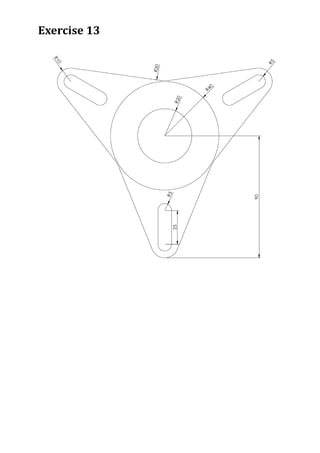 20 days-of-2d-cad-exercises-part-i | PDF