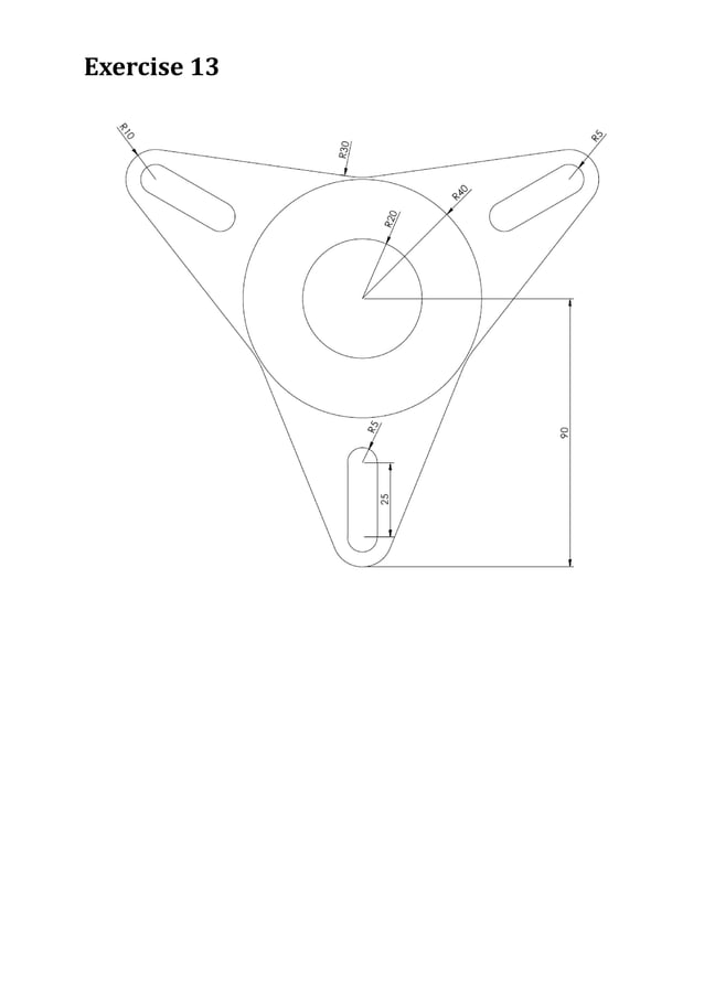 20 days-of-2d-cad-exercises-part-i | PDF