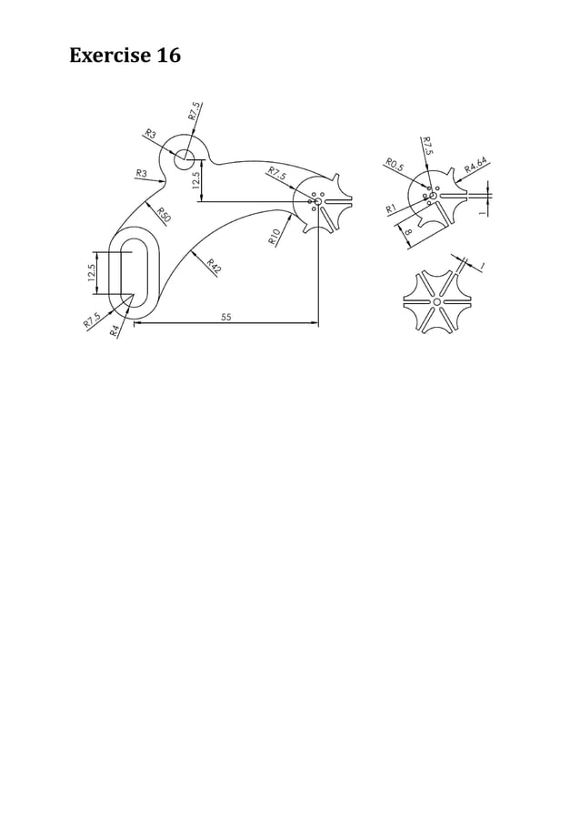 20 days-of-2d-cad-exercises-part-i | PDF