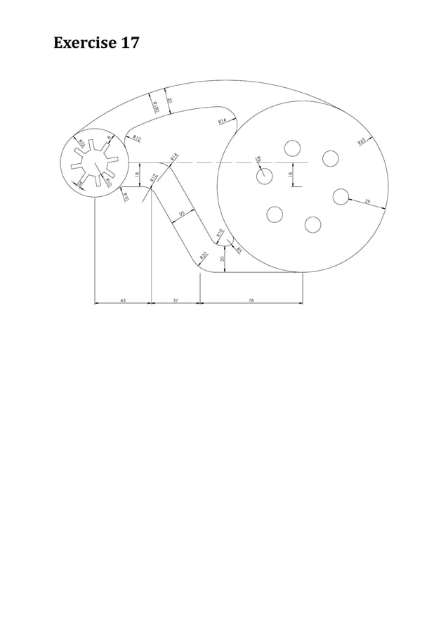 20 days-of-2d-cad-exercises-part-i | PDF