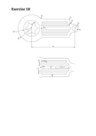 20 days-of-2d-cad-exercises-part-i | PDF