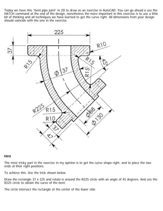 20 days-of-2d-cad-exercises-part-i | PDF