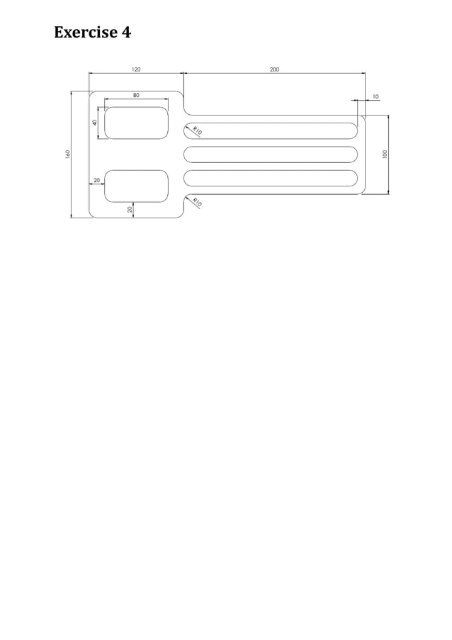 20 days-of-2d-cad-exercises-part-i | PDF