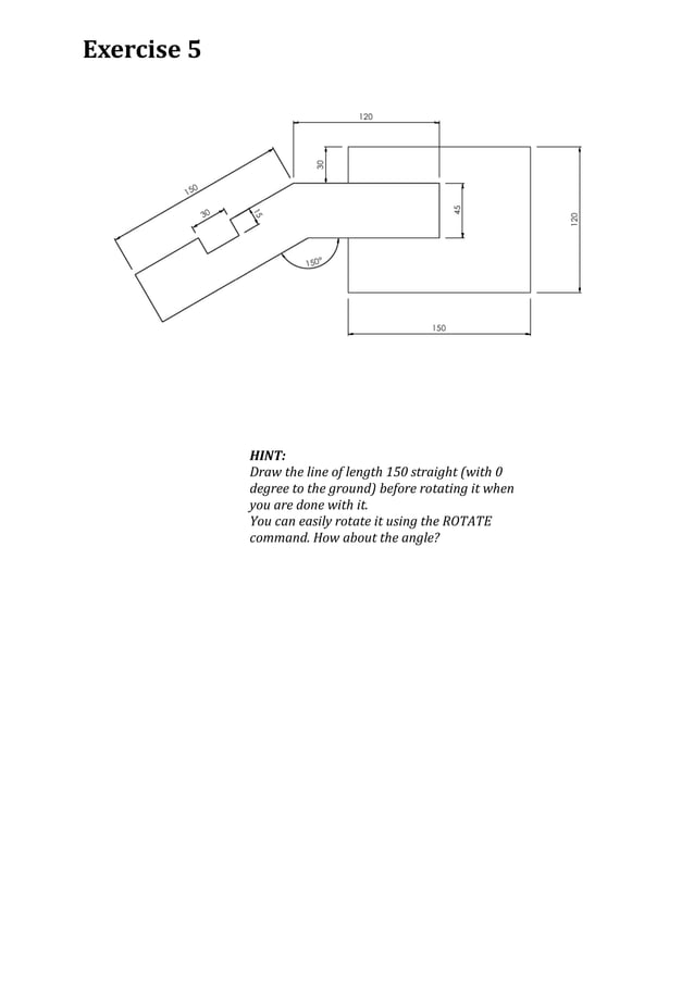 20 days-of-2d-cad-exercises-part-i | PDF