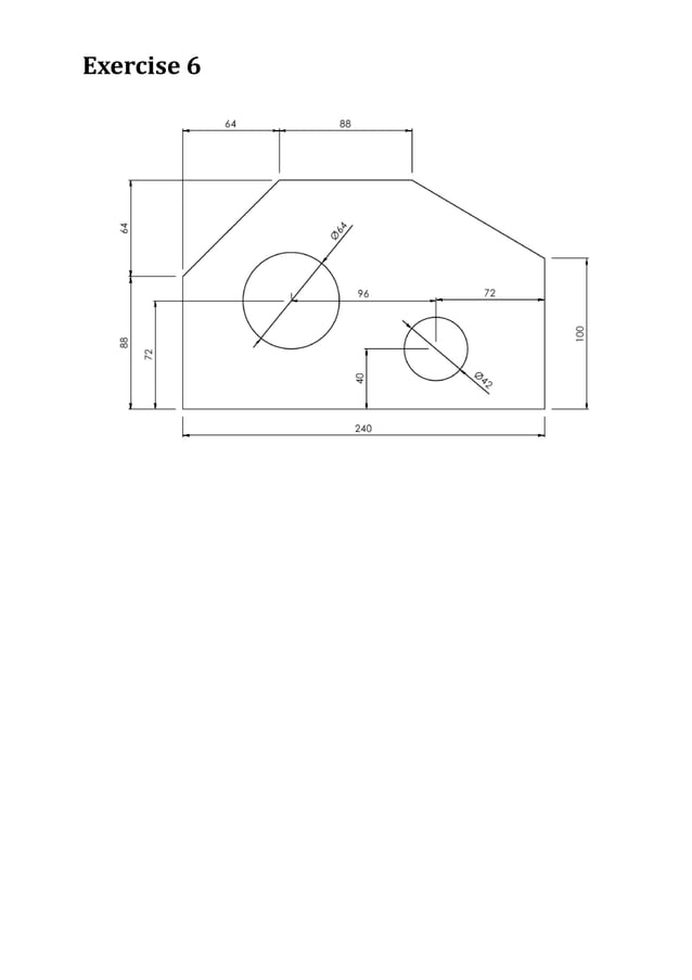 20 days-of-2d-cad-exercises-part-i | PDF