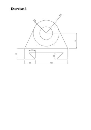 20 days-of-2d-cad-exercises-part-i | PDF