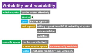 Design concerns for concrete syntax | PDF | Programming Languages | Computing
