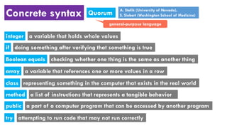 Design concerns for concrete syntax | PDF | Programming Languages ...