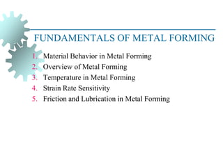 Principles of Major Manufacturing process | PPT