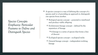 20 - Evolution of Life II- The Emergence of New Species.pptx