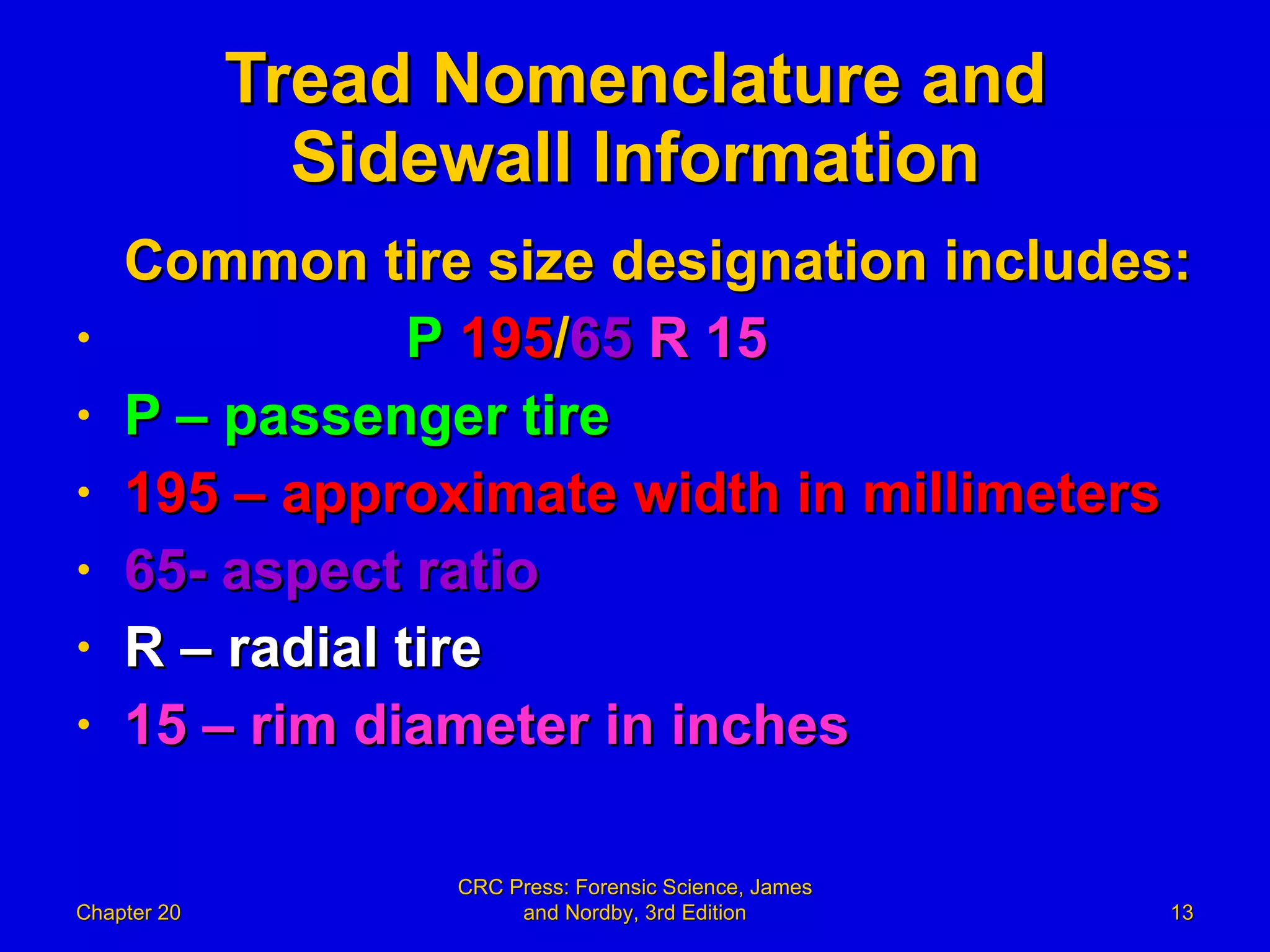 20 Forensic Science Powerpoint Chapter 20 Forensic Tire Impress | PPT