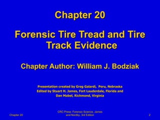 20 Forensic Science Powerpoint Chapter 20 Forensic Tire Impress | PPT