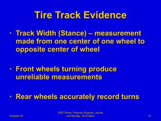 20 Forensic Science Powerpoint Chapter 20 Forensic Tire Impress | PPT