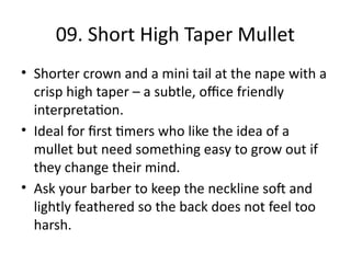 20 High Taper Mullet Ideas for 2025 – A Complete Lookbook by Jessica ...