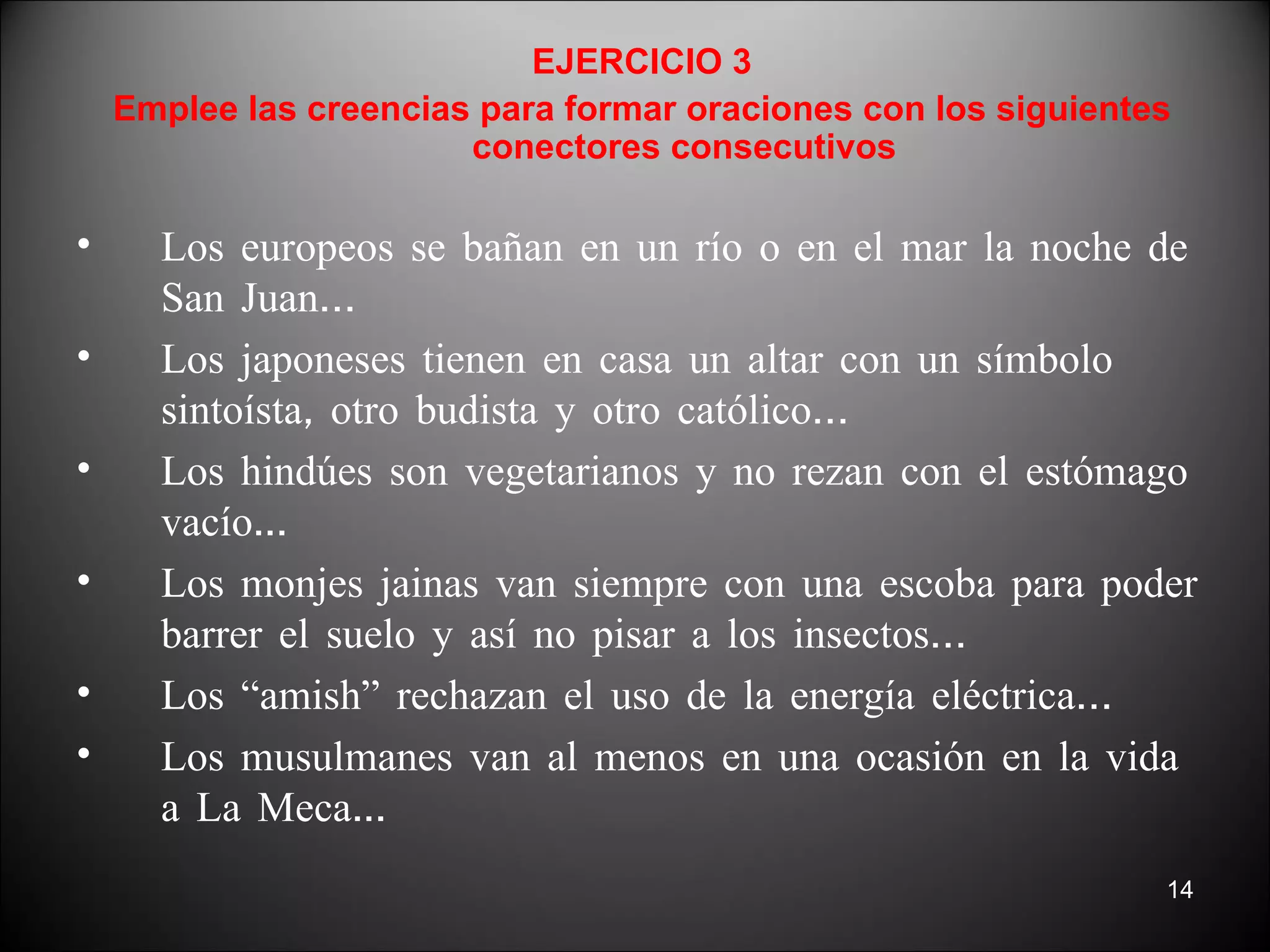 20. Los Conectores Consecutivos | PPT