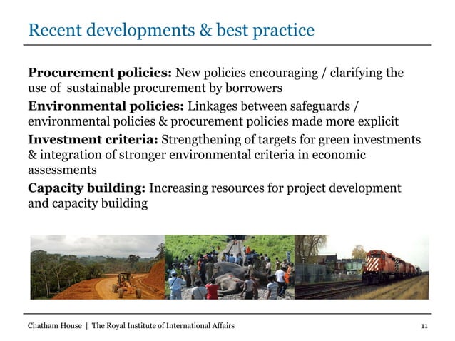 Implementing standards for sustainable infrastructure: the role of ...