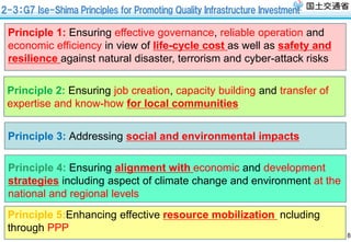Quality Infrastructure Investment for Accountability, Legitimacy and ...