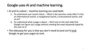 Introduction to SEO in 2022 | PPT | Free Download