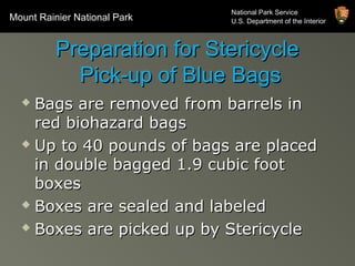 Rich Lechleitner - The Blue-Bag Carry-out System in Mt. Rainier ...