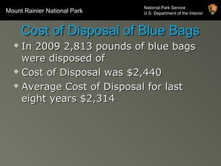 Rich Lechleitner - The Blue-Bag Carry-out System in Mt. Rainier ...
