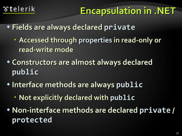 20. Object-Oriented Programming Fundamental Principles | PPT ...