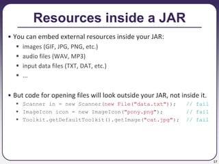 20-packages-jar.ppt | Programming Languages | Computing