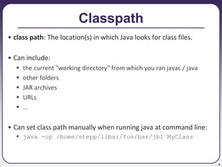 20-packages-jar.ppt | Programming Languages | Computing