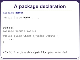 20-packages-jar.ppt | Programming Languages | Computing