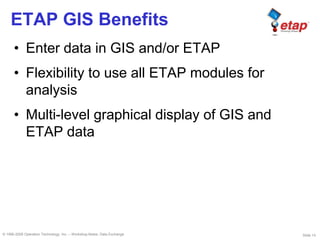 ETAP - pde gis - Data Exchange | PDF