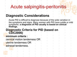20.Pelvic Inflammatory Disease | PPT