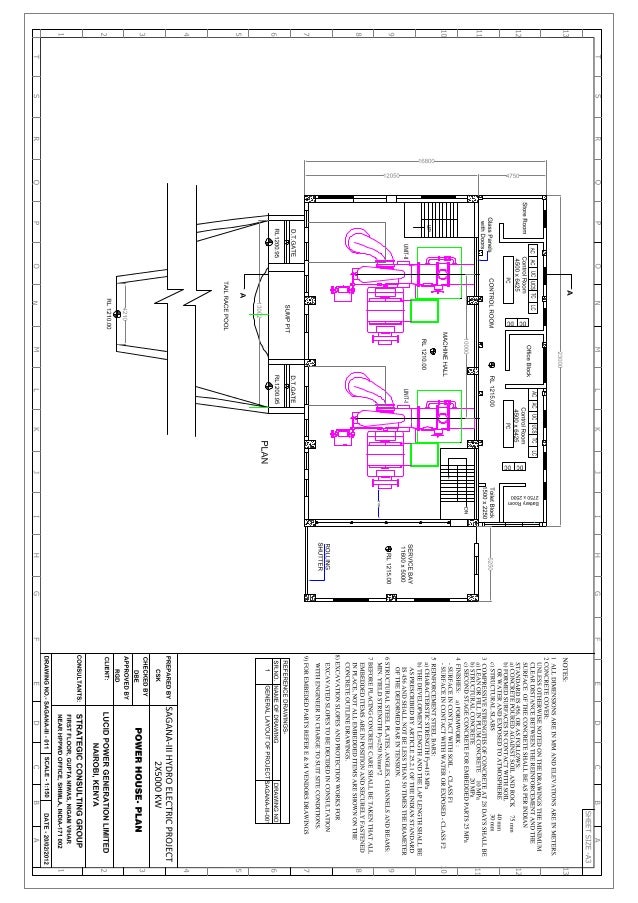 20 plan of power house