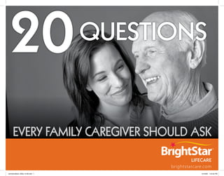 20 Questions For Caregivers | PPT