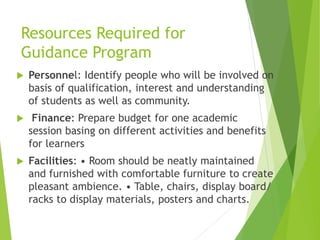 Development of Educational Guidance Program | PPT