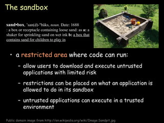 Sandboxing (Distributed computing) | PPT