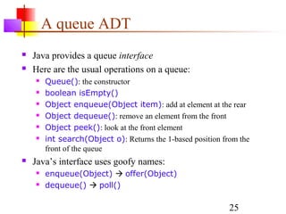 Stacks, Queues, Deques | PPT