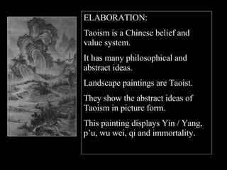 Taoist Painting Analysis | PPT