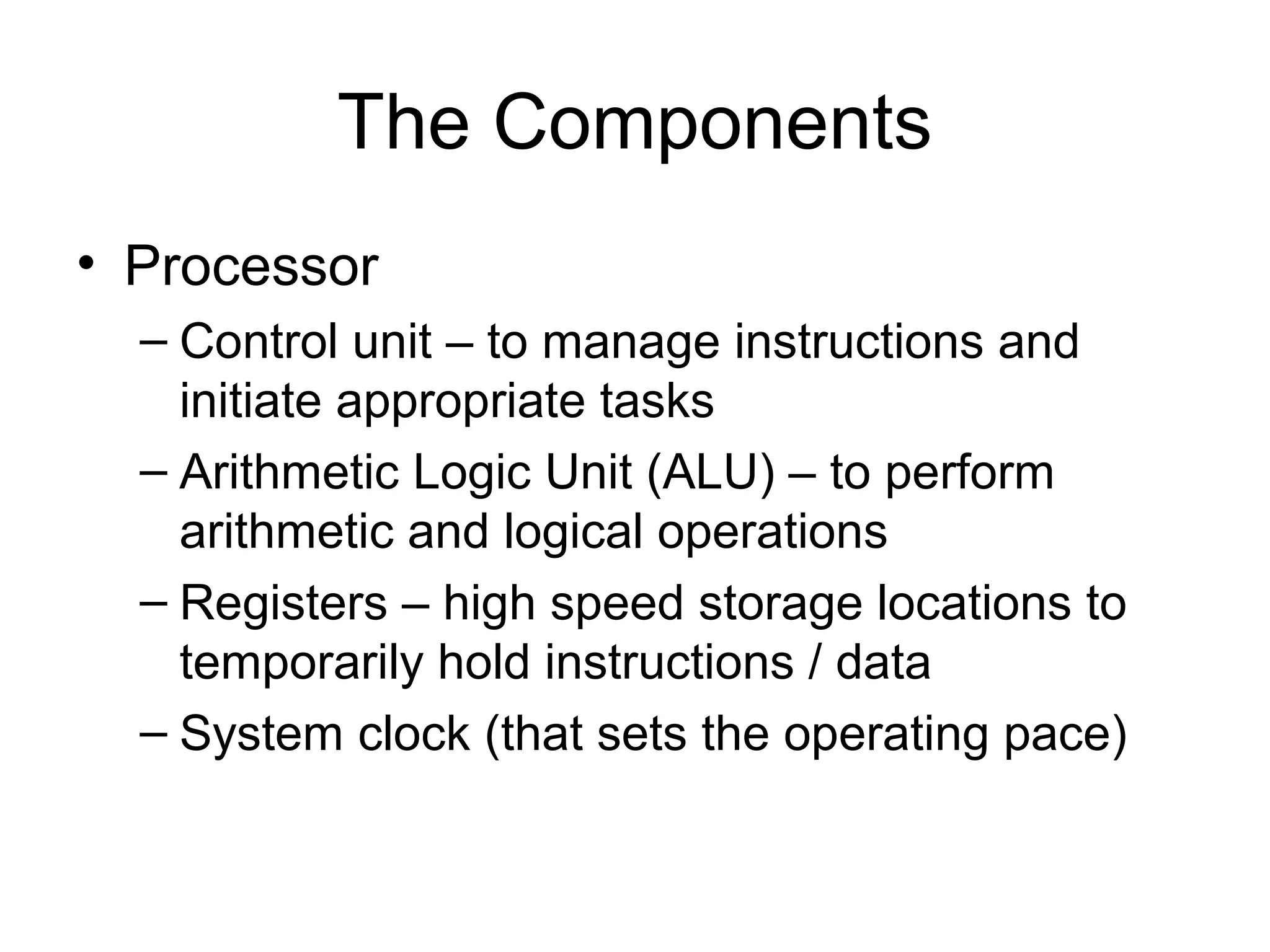 20 the components of the system unit | PPT