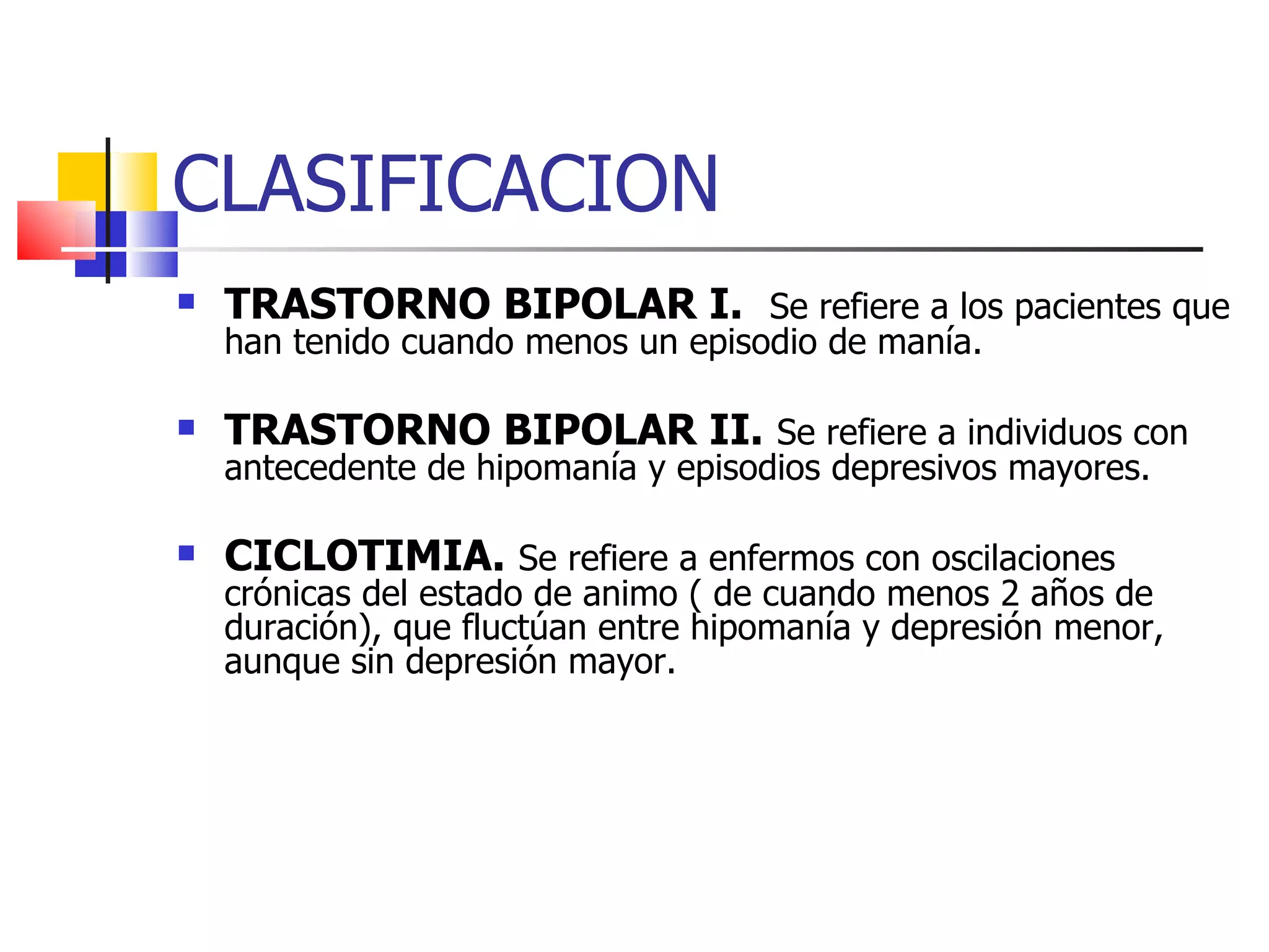 20. trastorno afectivo bipolar. | PPT