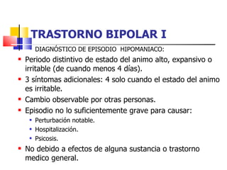 20. trastorno afectivo bipolar. | PPT