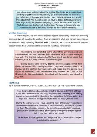 20 - Verbs for Reporting | PDF
