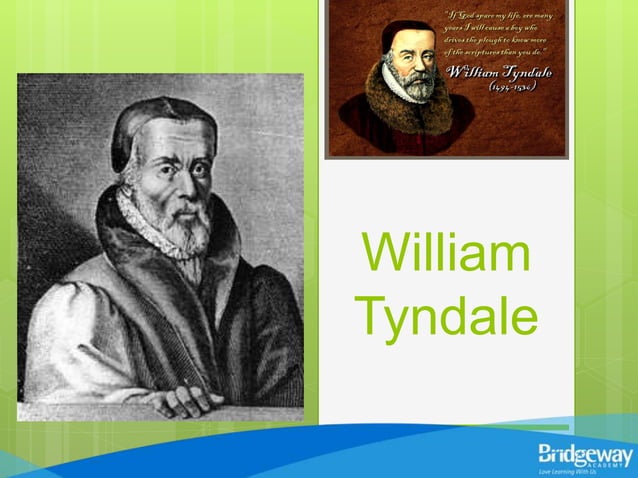 20. William Tyndale | PPTX