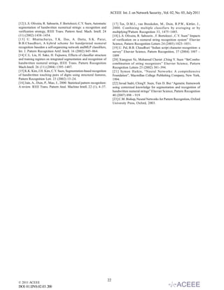 Analysis of Neocognitron of Neural Network Method in the String Recognition | PDF