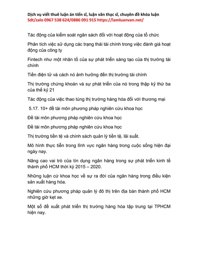 200+ MẪU ĐỀ TÀI NGHIÊN CỨU KHOA HỌC HAY VÀ ẤN TƯỢNG NHẤT 2022 | DOCX