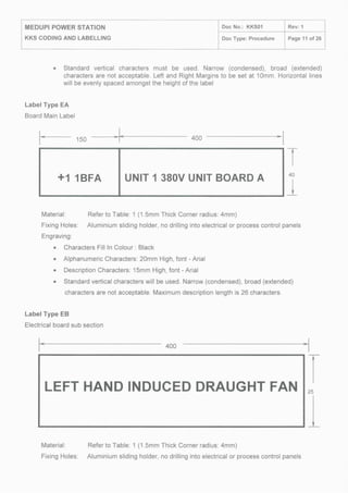 200 3340 kks coding and labelling procedure | PDF