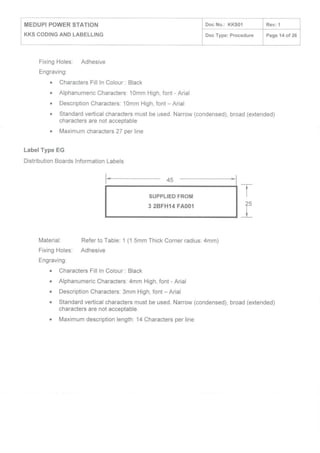 200 3340 kks coding and labelling procedure | PDF